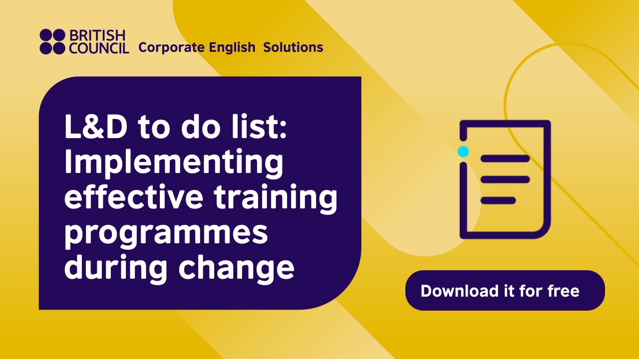 The L&D checklist for implementing effective training programmes during ...